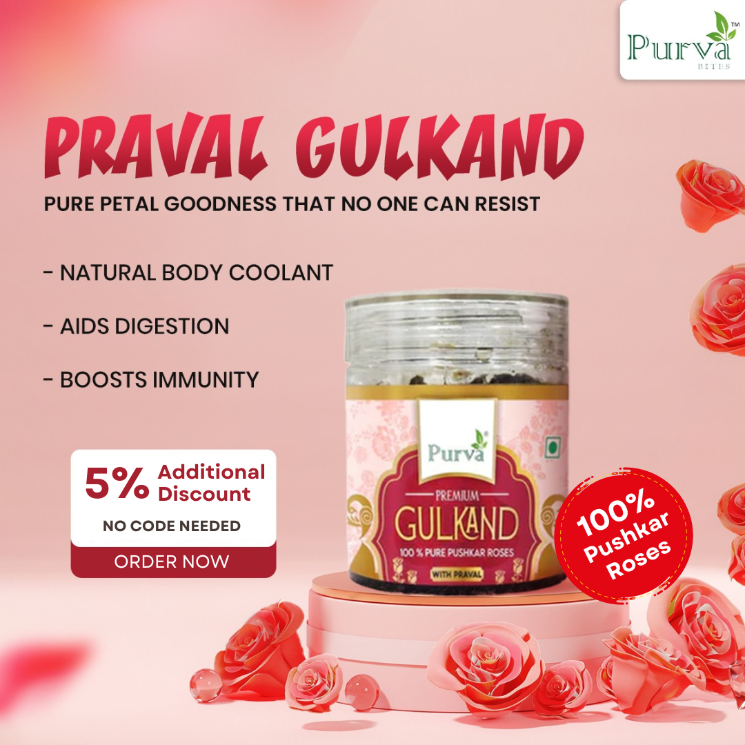 Premium Gulkand Made with 100% Pushkar Roses| Purva Bites