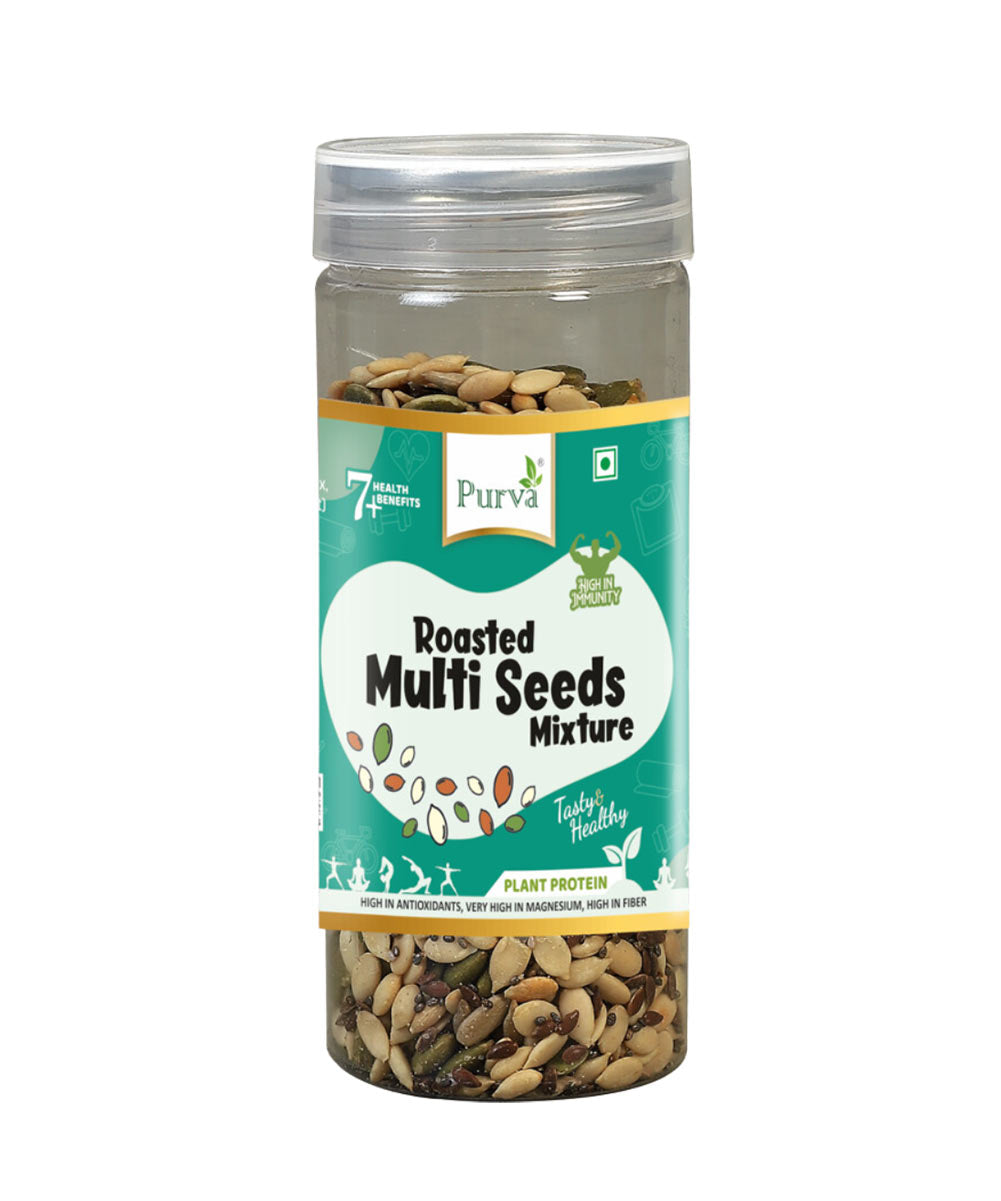 Plant Protein - Roasted Multi Seeds - 5% OFF on 3 Jar (450g) – Purva Bites
