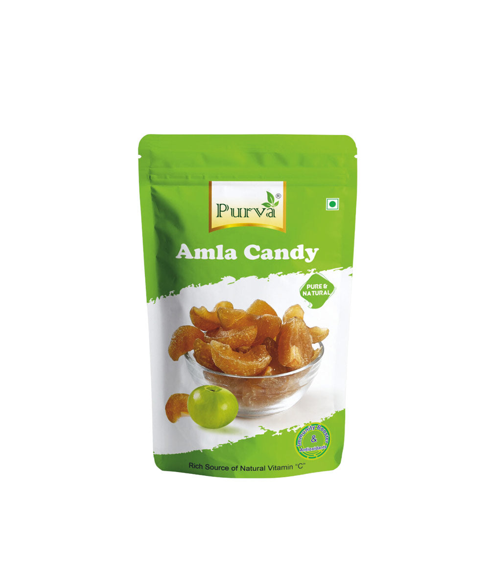 Buy Amla Candy Online (200g) - Sun-Dried Indian Gooseberry – Purva Bites