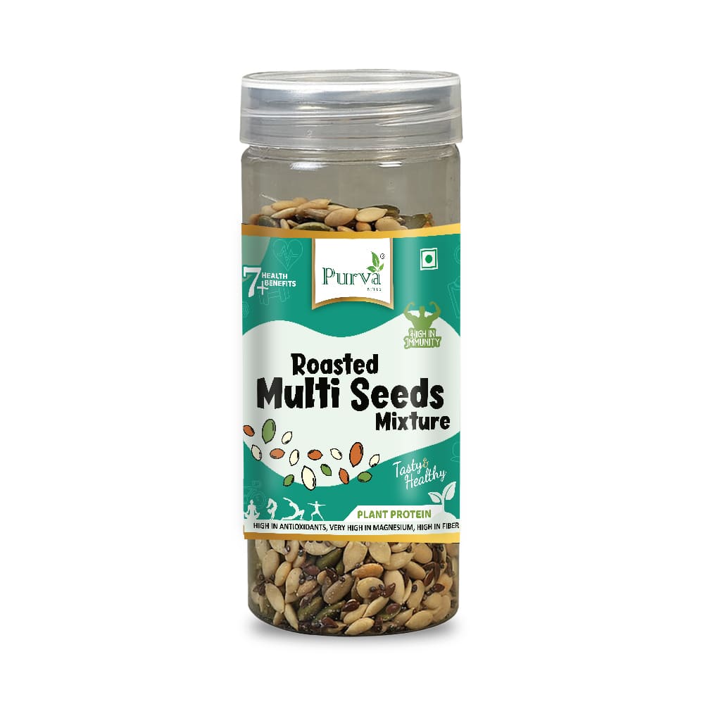 Plant Protein - Roasted Multi Seeds - 5% OFF on 3 Jar (450g) – Purva Bites