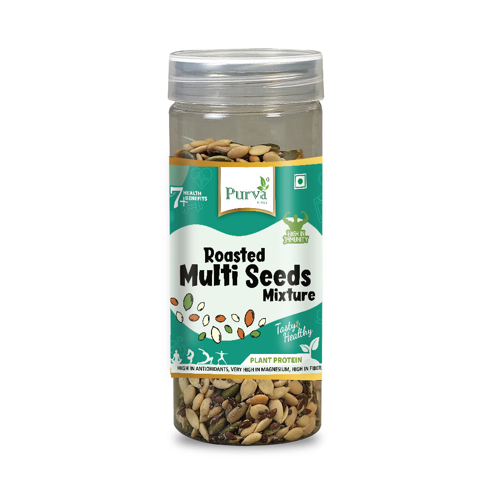 Nutrient-Rich Multi Mix Seeds – 200g Jar – Purva Bites
