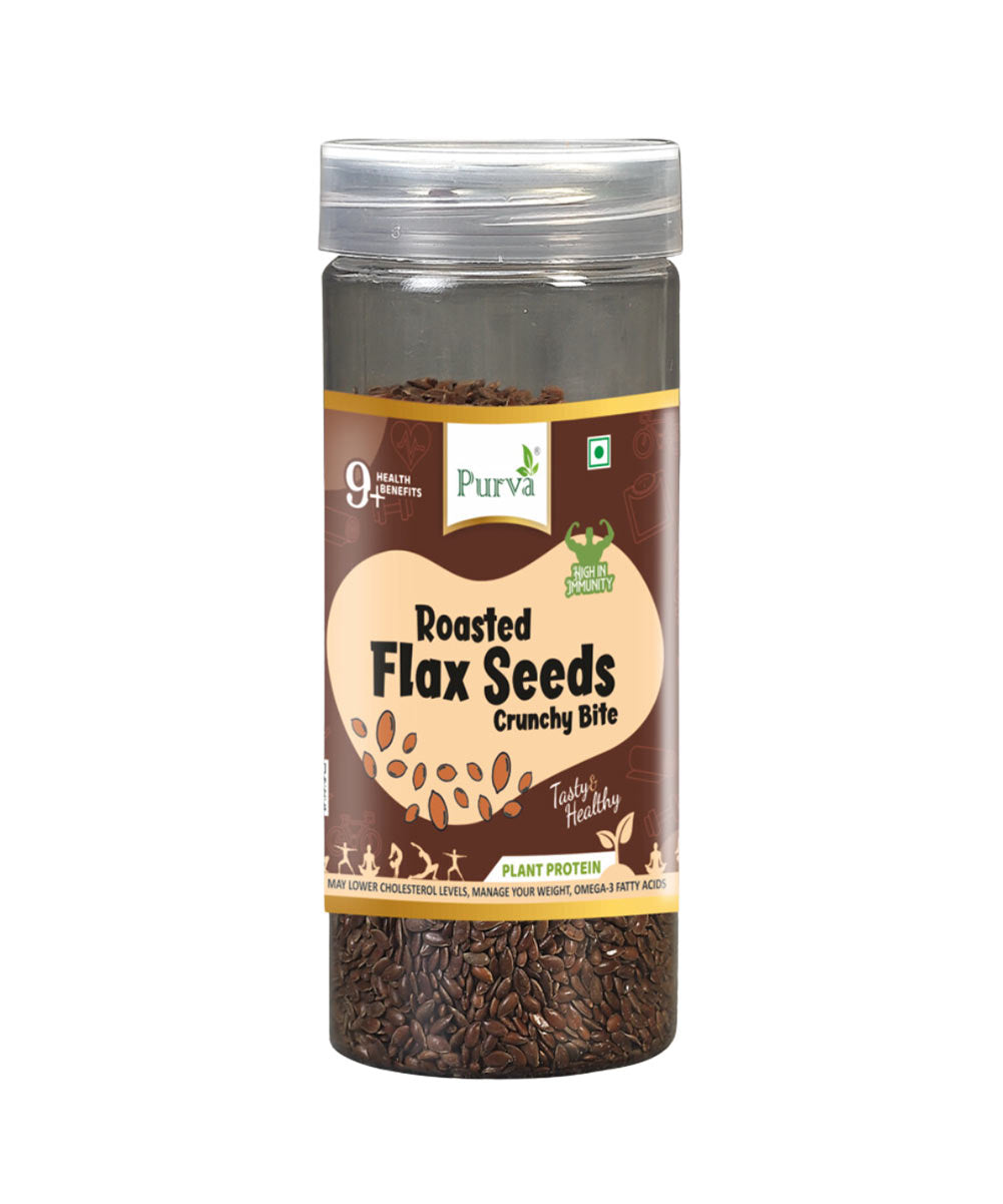 Shop Roasted Flax Seeds Online - Purva Bites